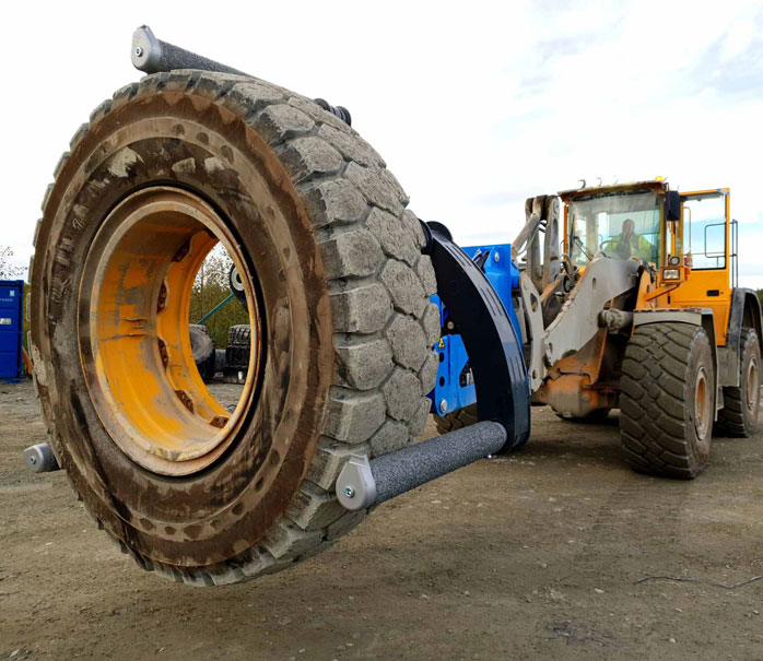 the most efficient Tyre Handler for Mining and Construction OTR tyres