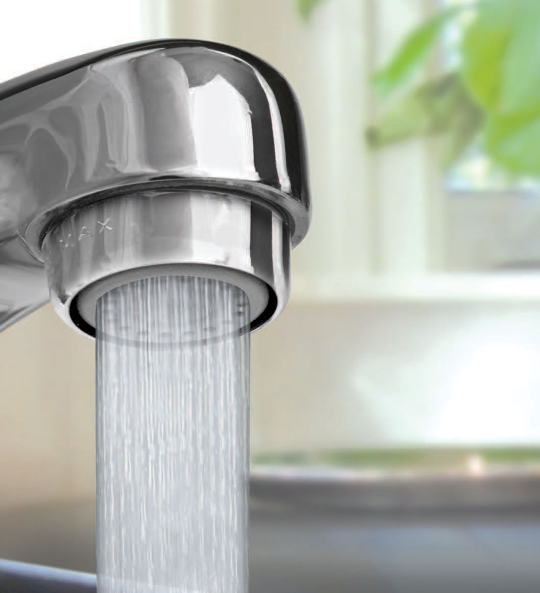 Save on water consumption without loss of pressure or comfort